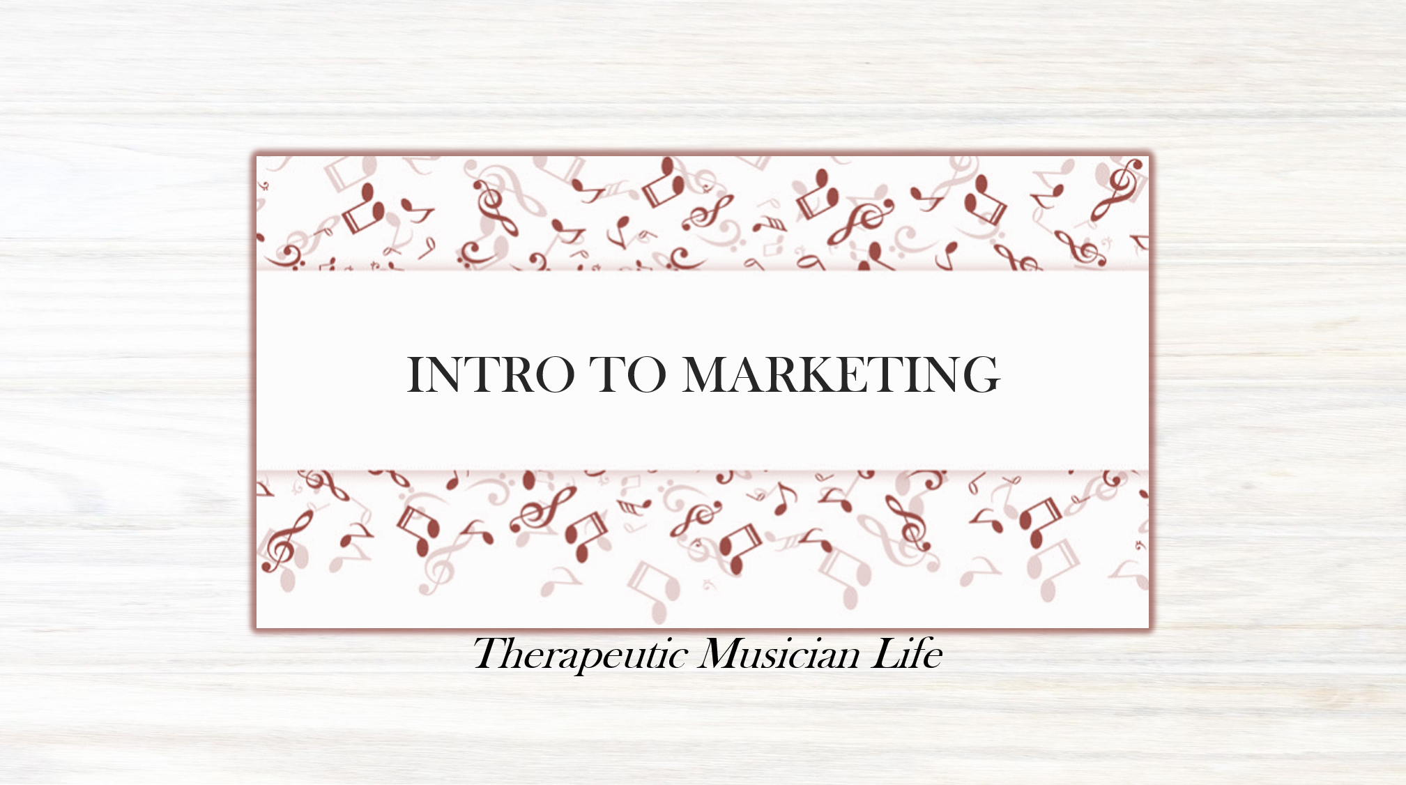 Intro to Marketing